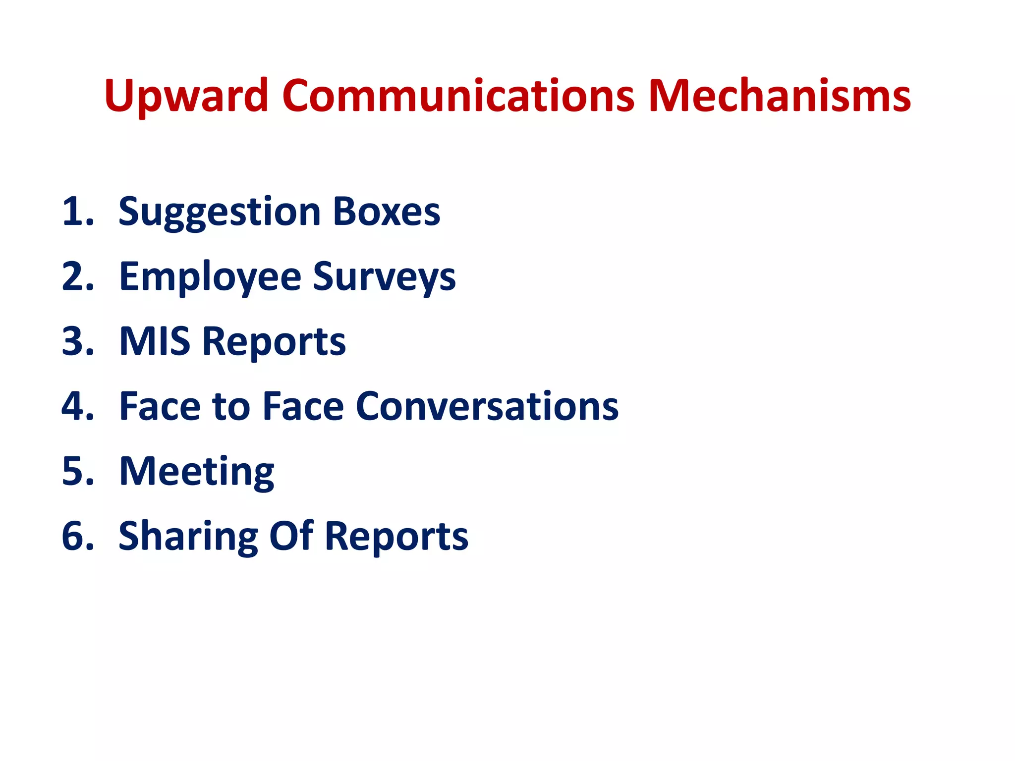 Upward communication | PPTX
