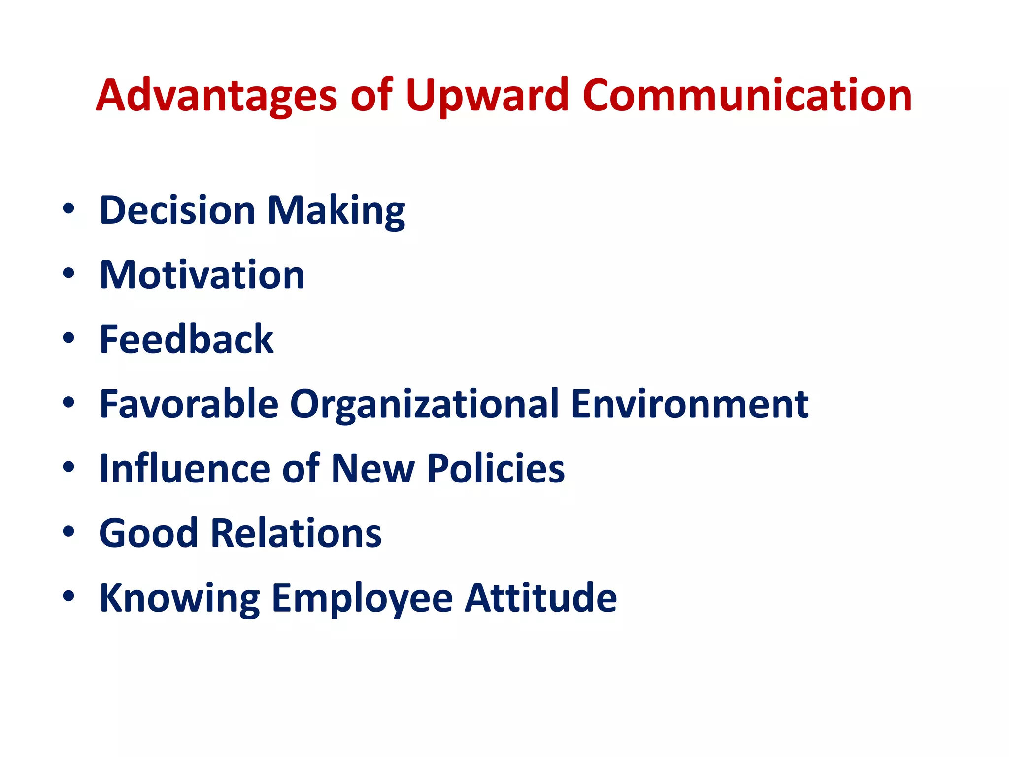 Upward communication | PPTX