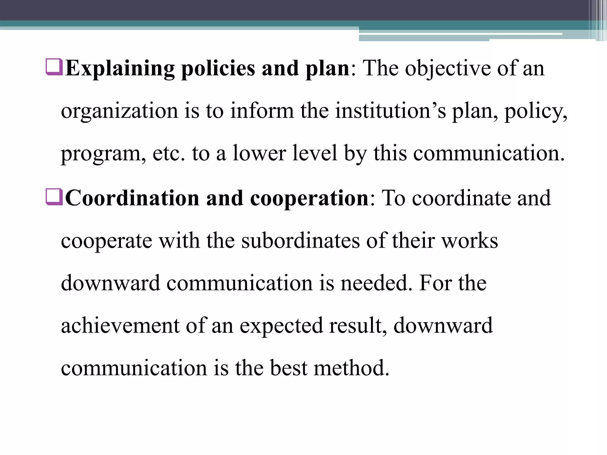 Upward communication and downward communication | PPTX