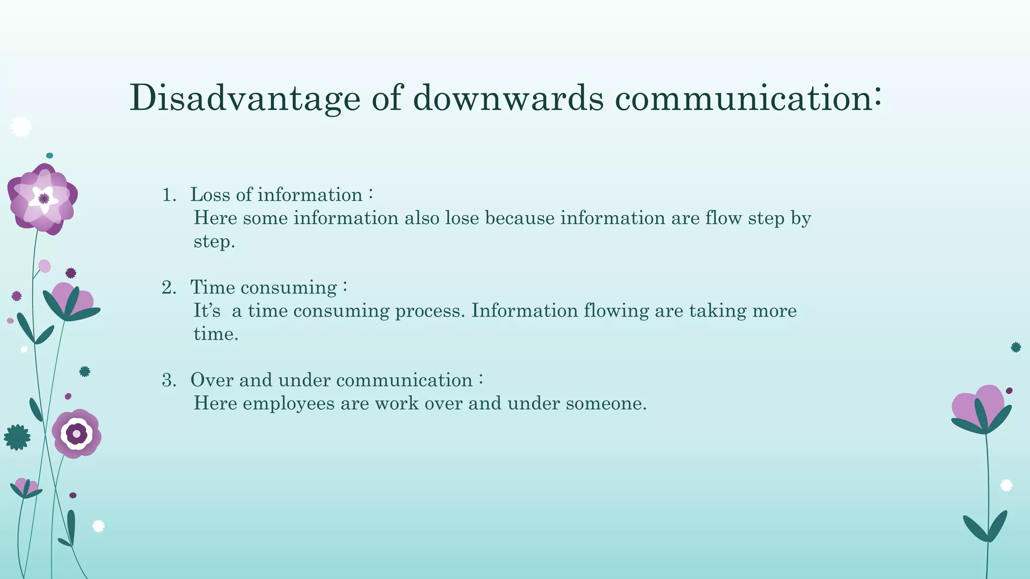 Upward & downward communication | PPTX