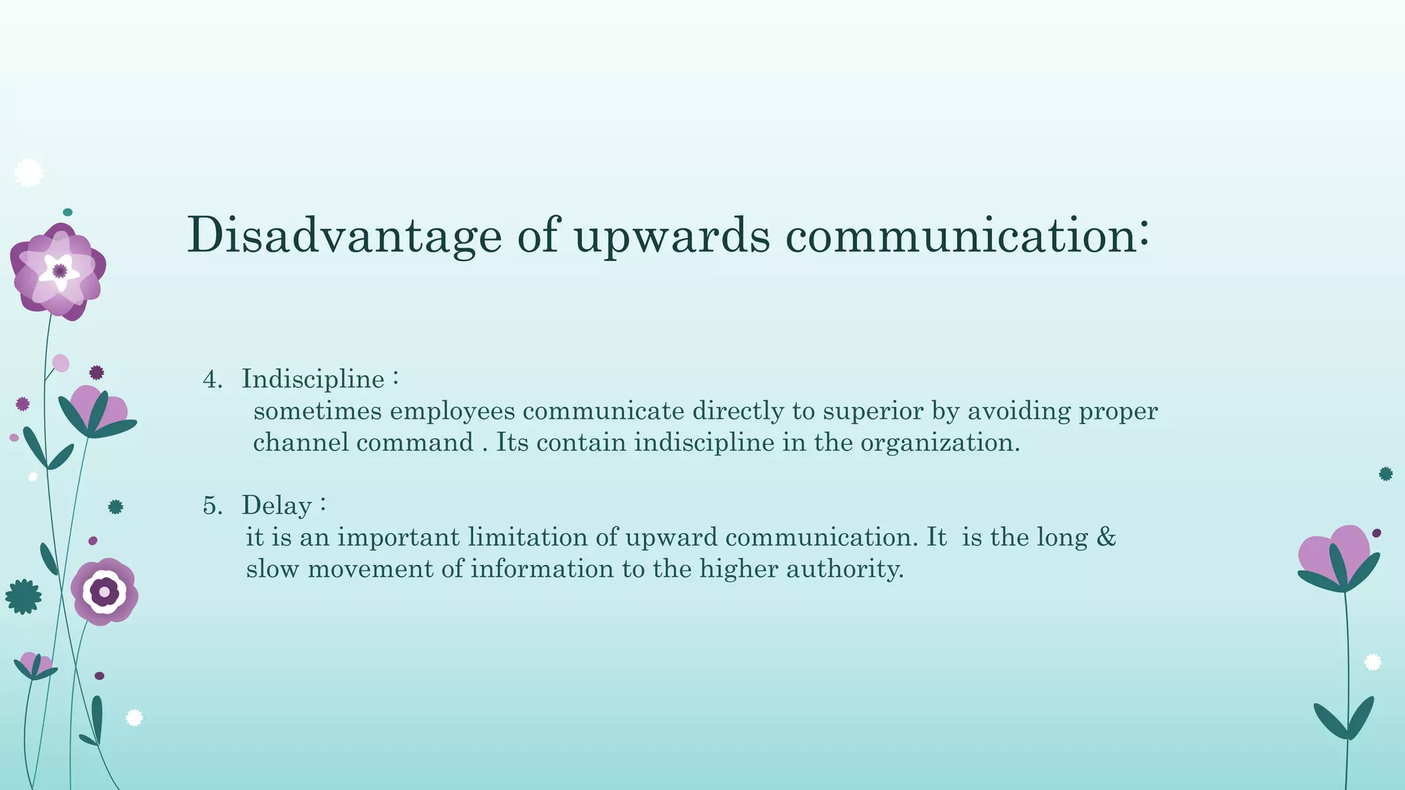 Upward & downward communication | PPTX