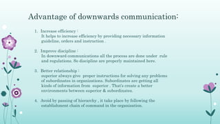 Upward & downward communication | PPTX