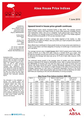 Upward trend in house price growth continues | PDF | Home Financing ...