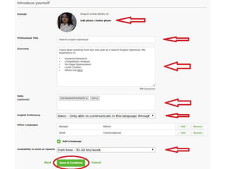 How to create and verify Upwork profile? | PPT
