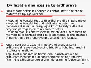 ANALIZA E PASQYRЁS SЁ TЁ ARDHURAVE | PPT