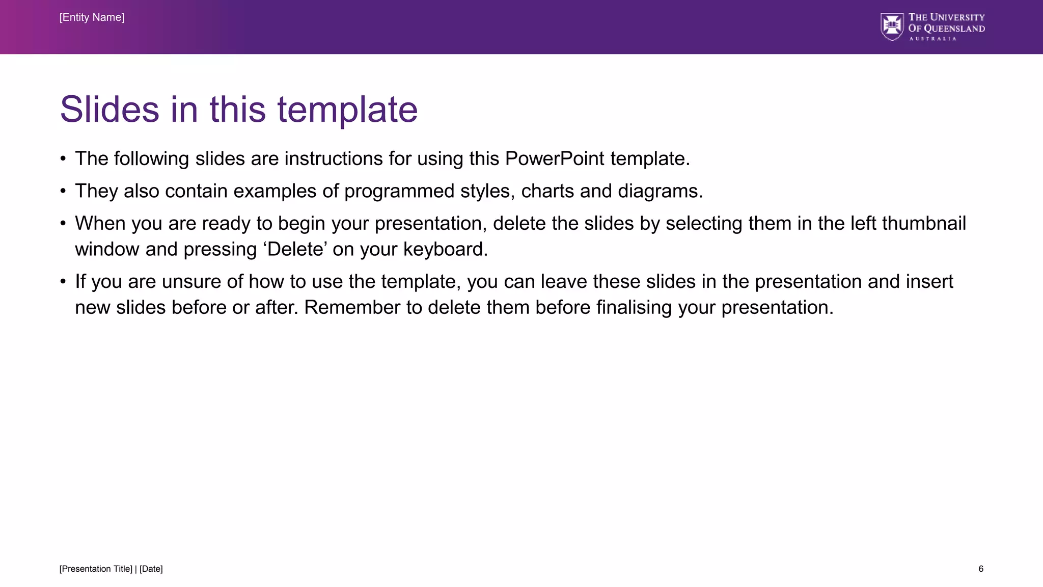 University Powerpoint Template | PPTX