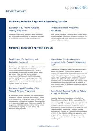 Capability Statement Monitoringand Evaluation | PDF