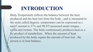 Alteration in body temperature | PPTX