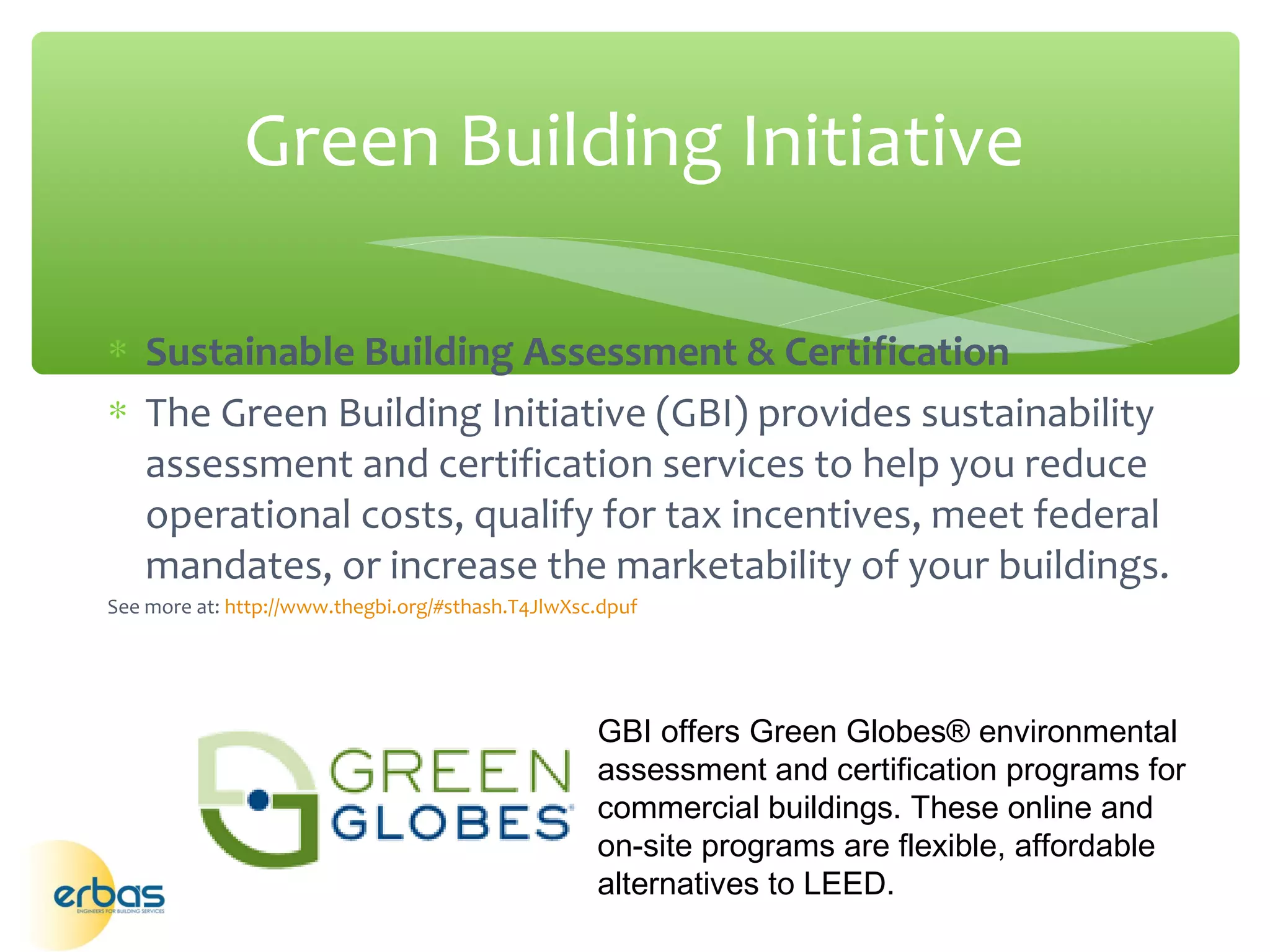 High performance buildings & rating tools | PPT