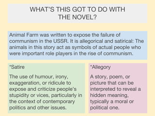 Introduction to Animal Farm | PPTX