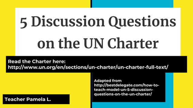 Understanding the UN model | PPTX | Political Issues & policy | Politics