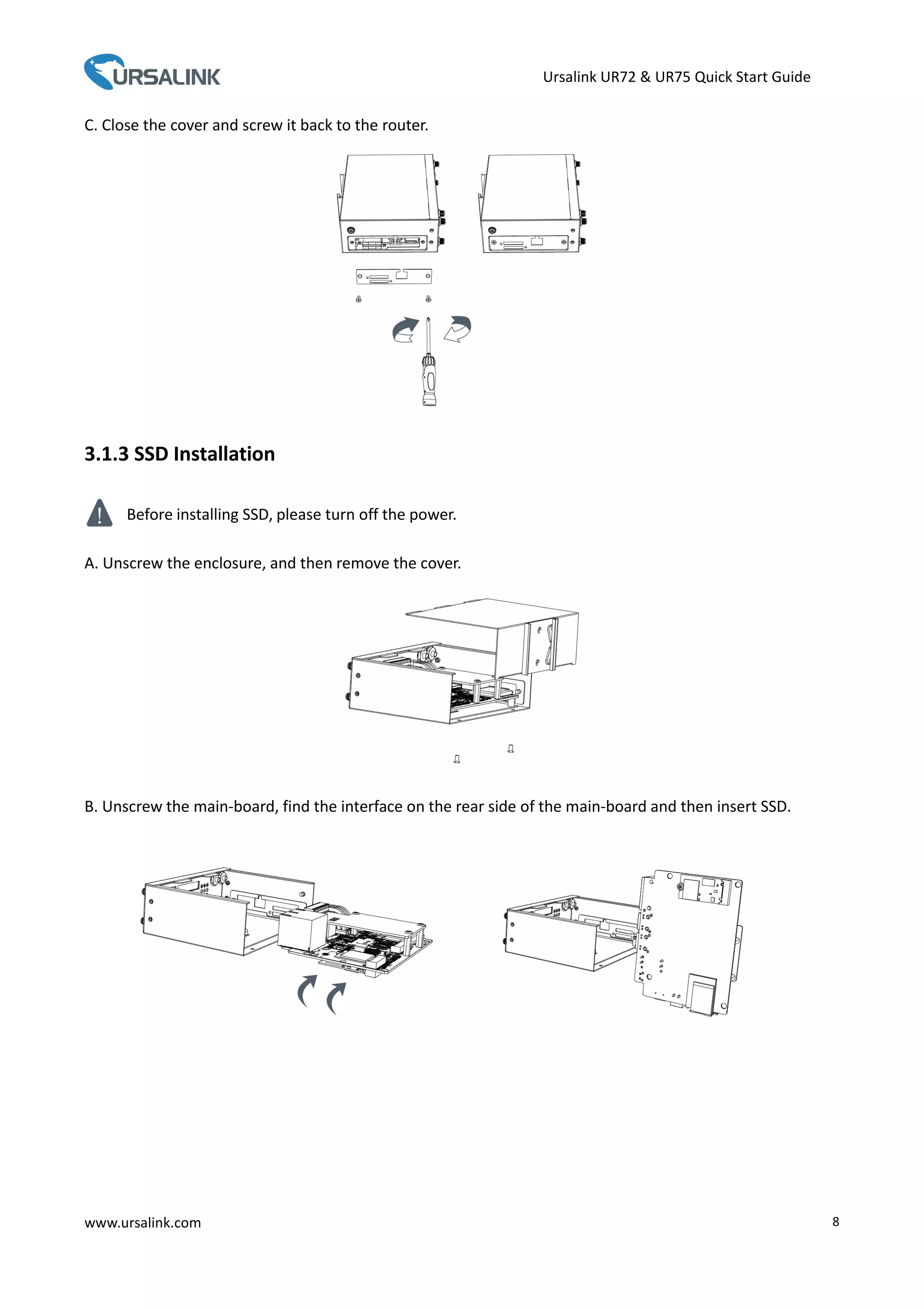 Ursalink UR75 Industrial Cellular Router Quick Start Guide | PDF