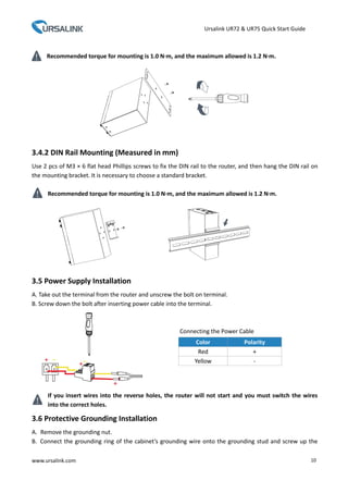 Ursalink UR75 Industrial Cellular Router Quick Start Guide | PDF