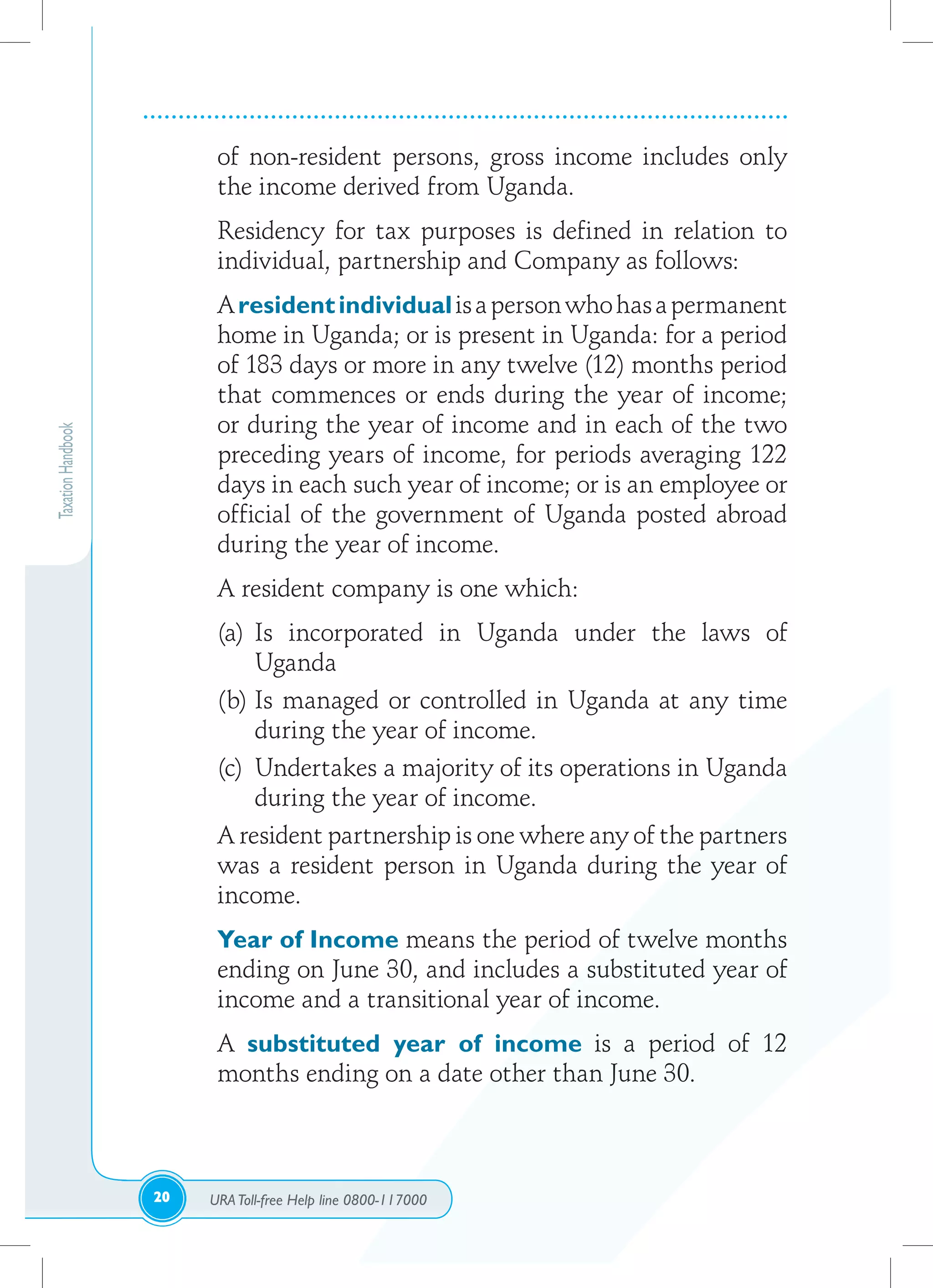 Ura taxation handbook | PDF