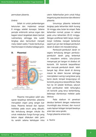 Proses terjadinya kehamilan | PDF