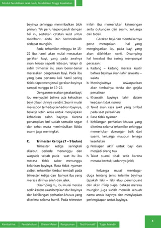 Perubahan dan adaptasi psikologis pada ibu hamil | PDF