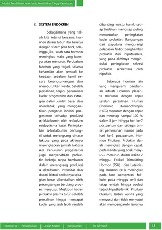 PERUBAHAN FISIOLOGI MASA NIFAS | PDF