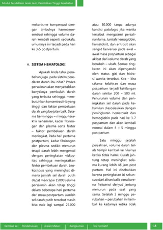 PERUBAHAN FISIOLOGI MASA NIFAS | PDF