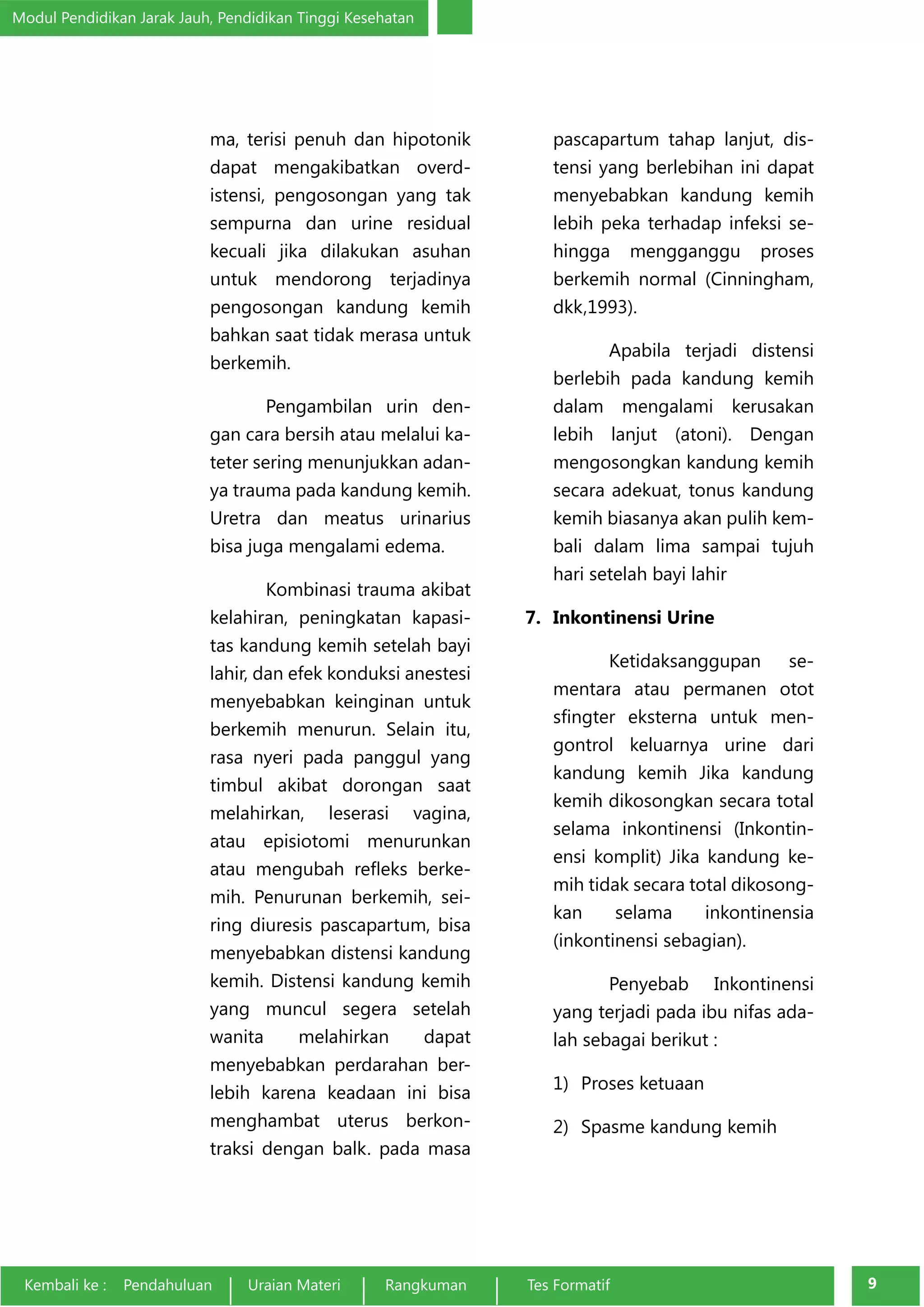 Kebutuhan Dasar Ibu Masa Nifas | PDF