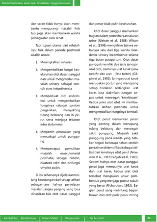 Kebutuhan Dasar Ibu Masa Nifas | PDF