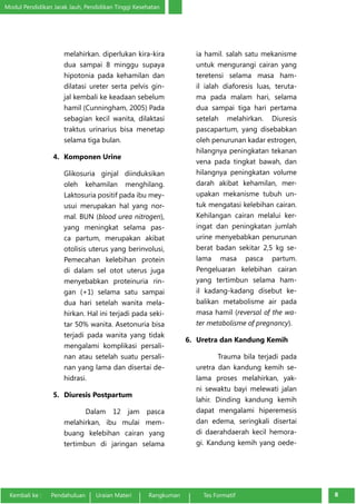 Kebutuhan Dasar Ibu Masa Nifas | PDF