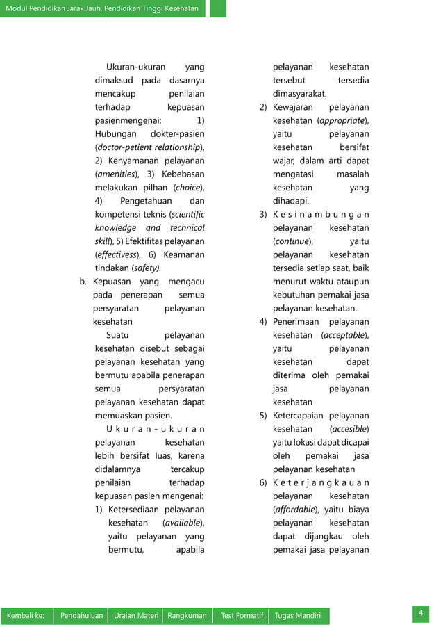 Indikator mutu pelayanan kebidanan | PDF