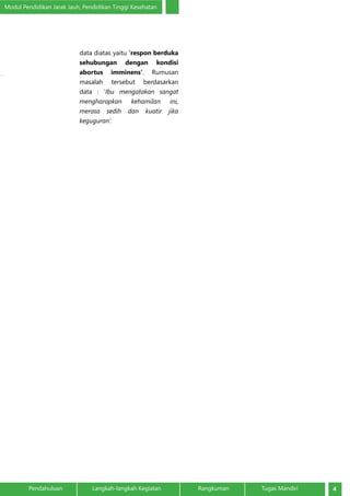 Analisa data untuk merumuskan diagnosa/ masalah | PDF