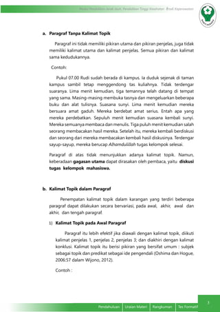 Paragraf dan Pengembangannya | PDF