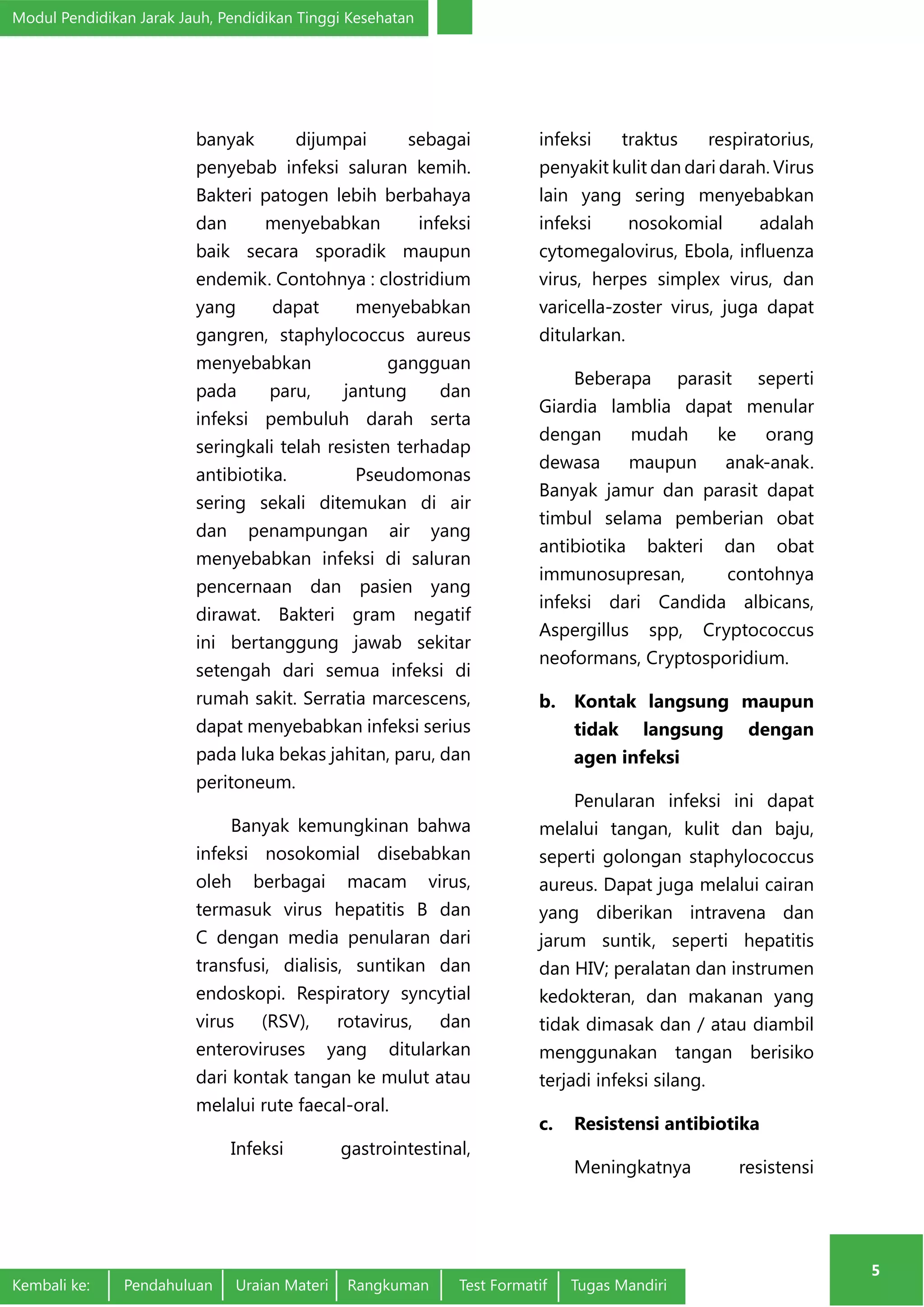 Infeksi Nosokomial atau Healthcare Associated Infections (HAIs) | PDF
