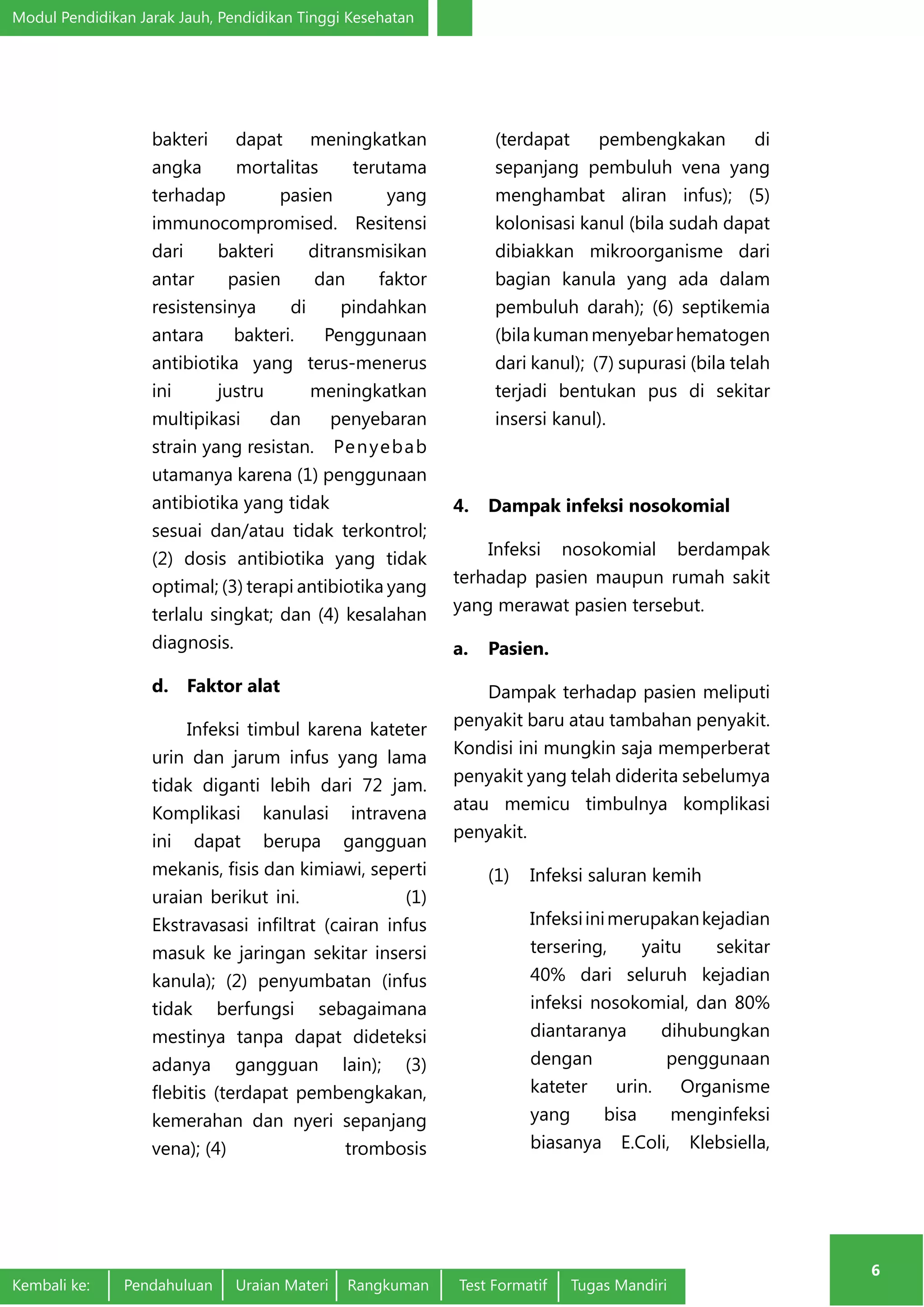 Infeksi Nosokomial atau Healthcare Associated Infections (HAIs) | PDF