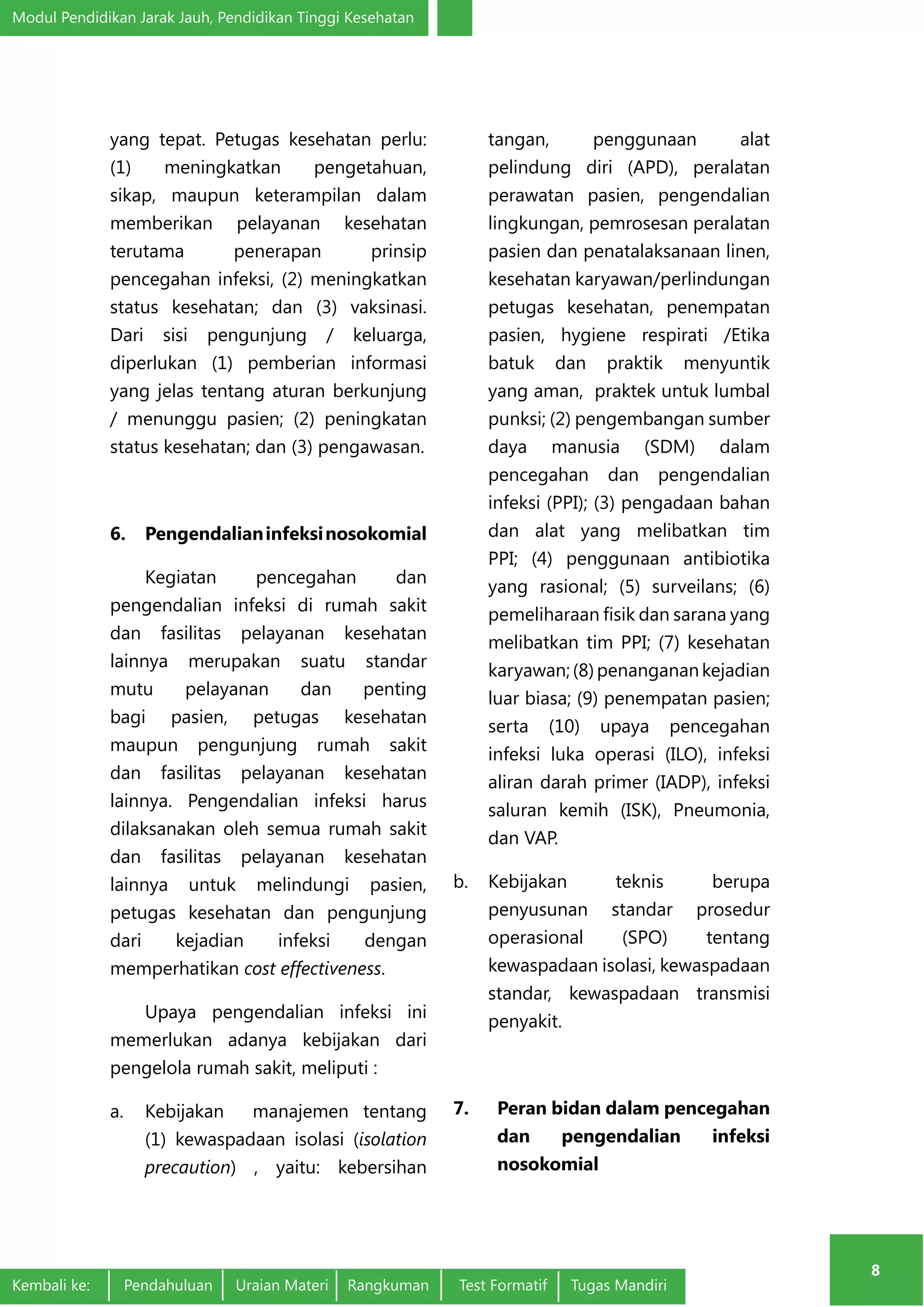 Infeksi Nosokomial atau Healthcare Associated Infections (HAIs) | PDF