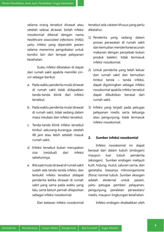 Infeksi Nosokomial atau Healthcare Associated Infections (HAIs) | PDF