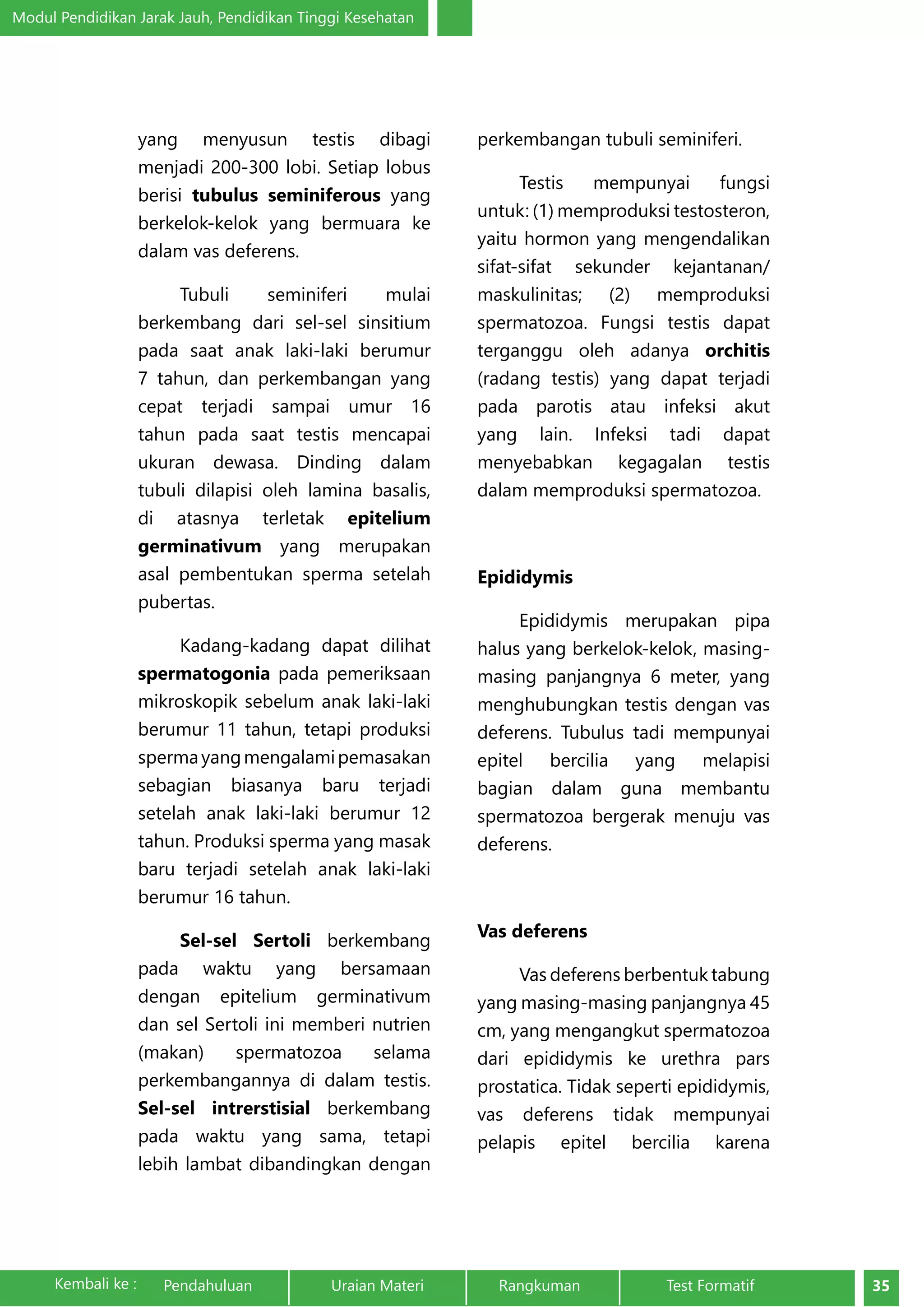 Anatomi Fisiologi Sistem Reproduksi | PDF