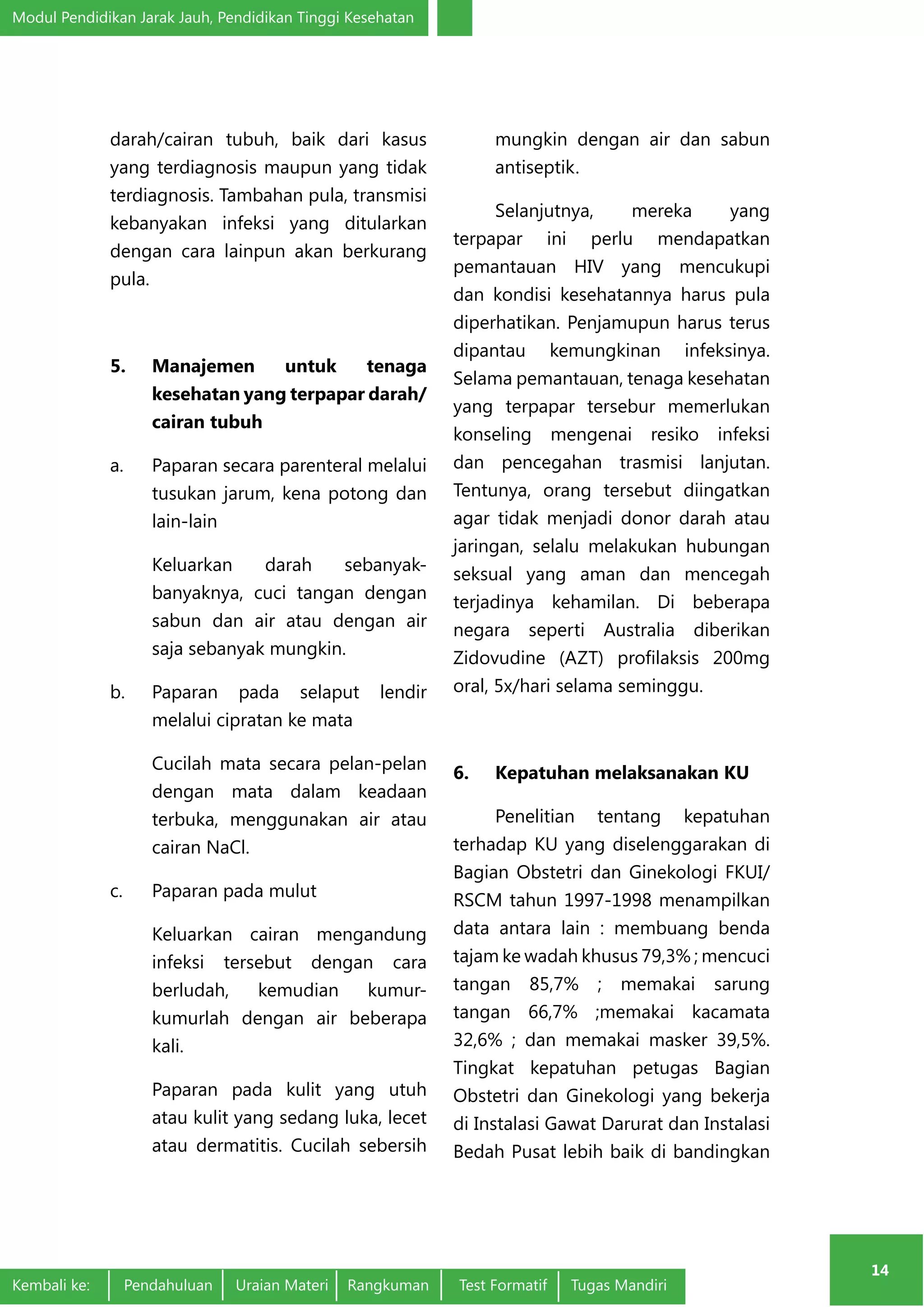Kewaspadaan umum (universal precautions) | PDF