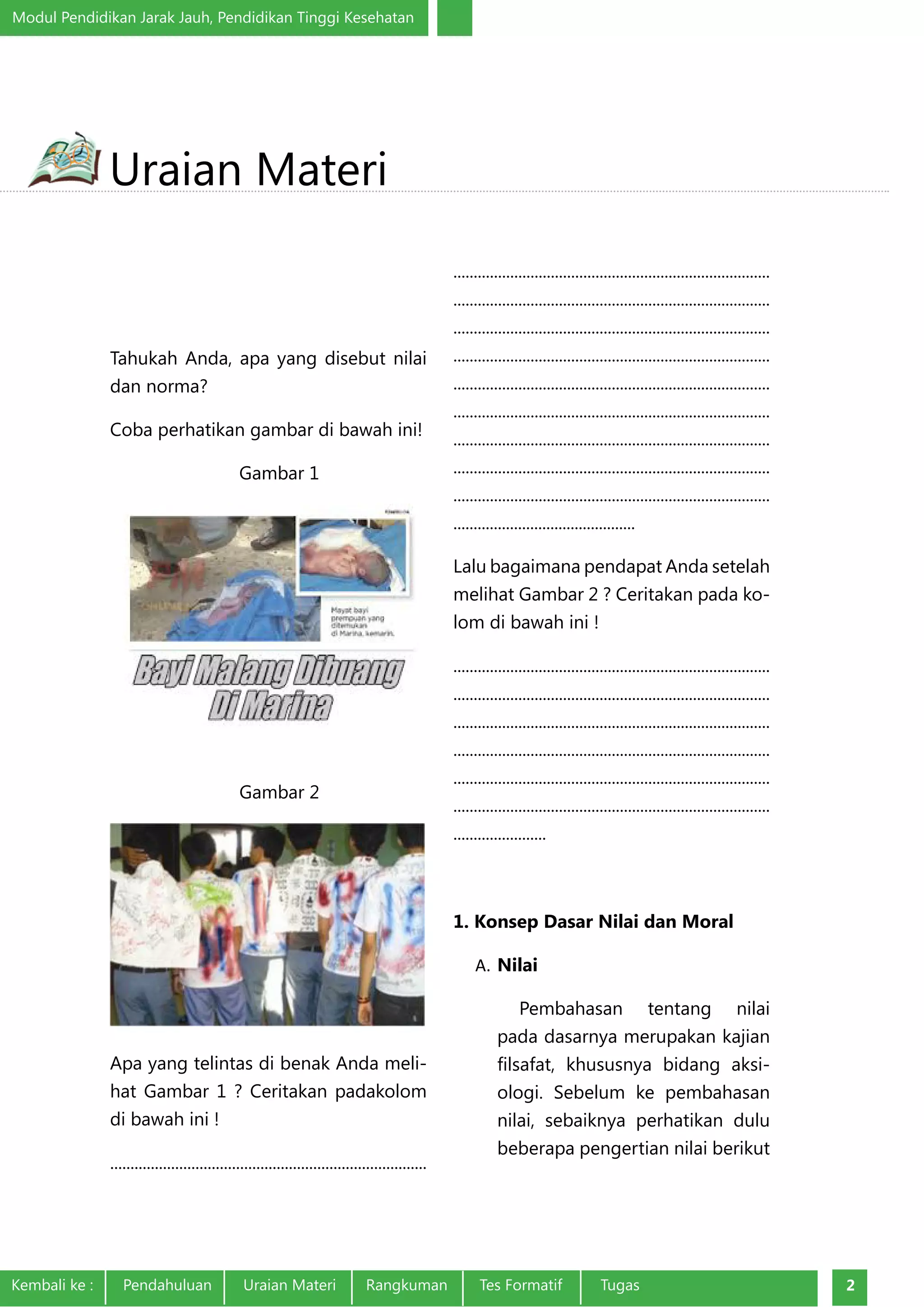Konsep Nilai dan Moral | PDF