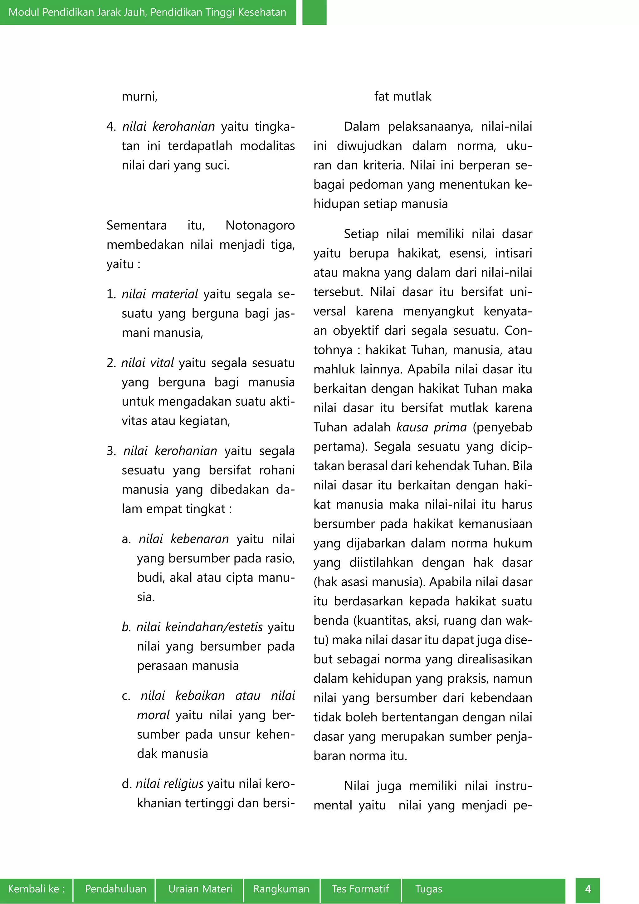 Konsep Nilai dan Moral | PDF