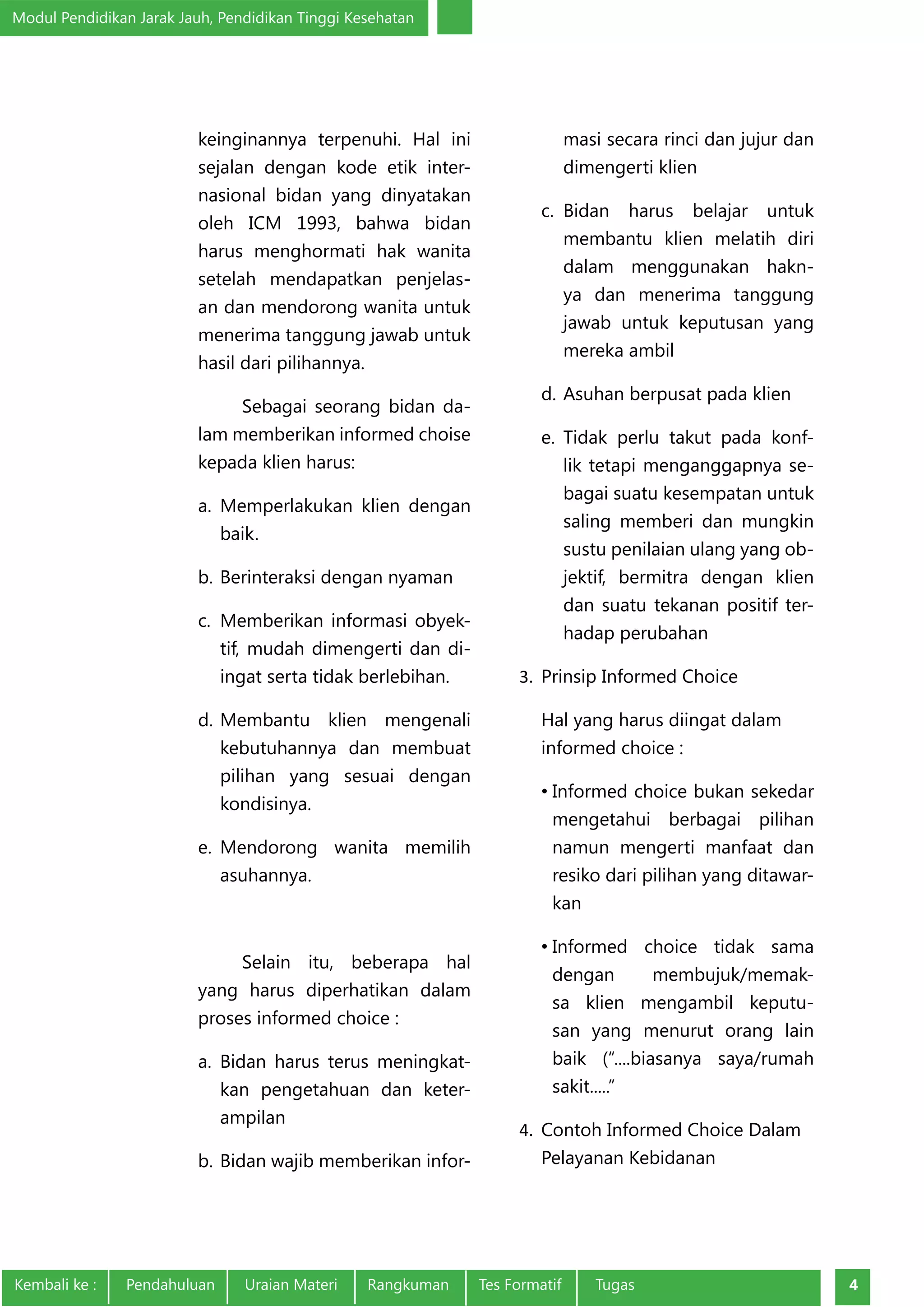 Informed Choice dan Informed Consent | PDF