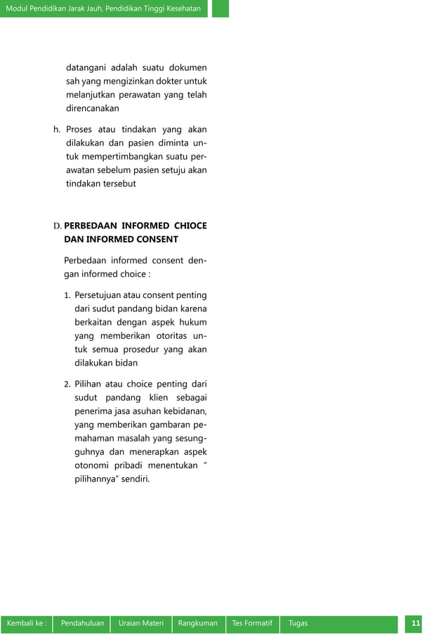 Informed Choice dan Informed Consent | PDF