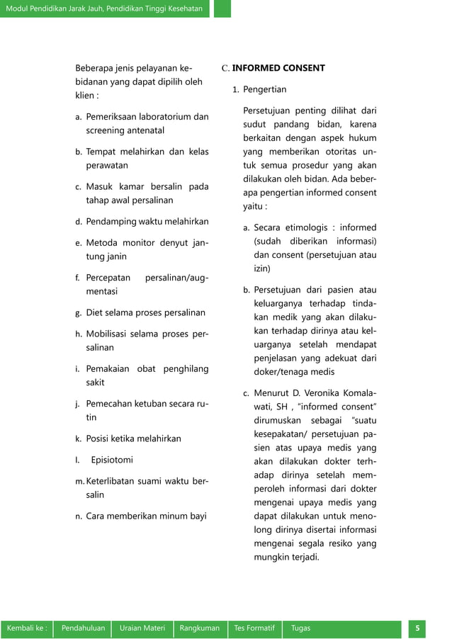 Informed Choice dan Informed Consent | PDF