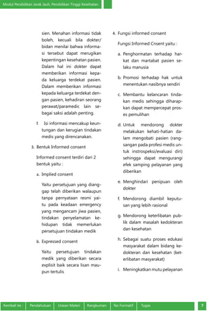 Informed Choice dan Informed Consent | PDF