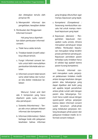 Informed Choice dan Informed Consent | PDF