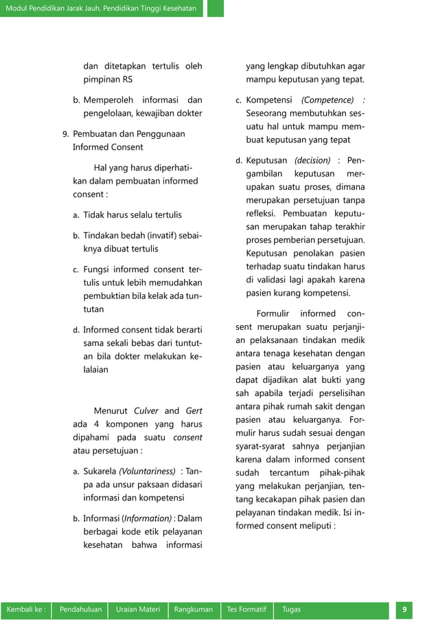 Informed Choice dan Informed Consent | PDF