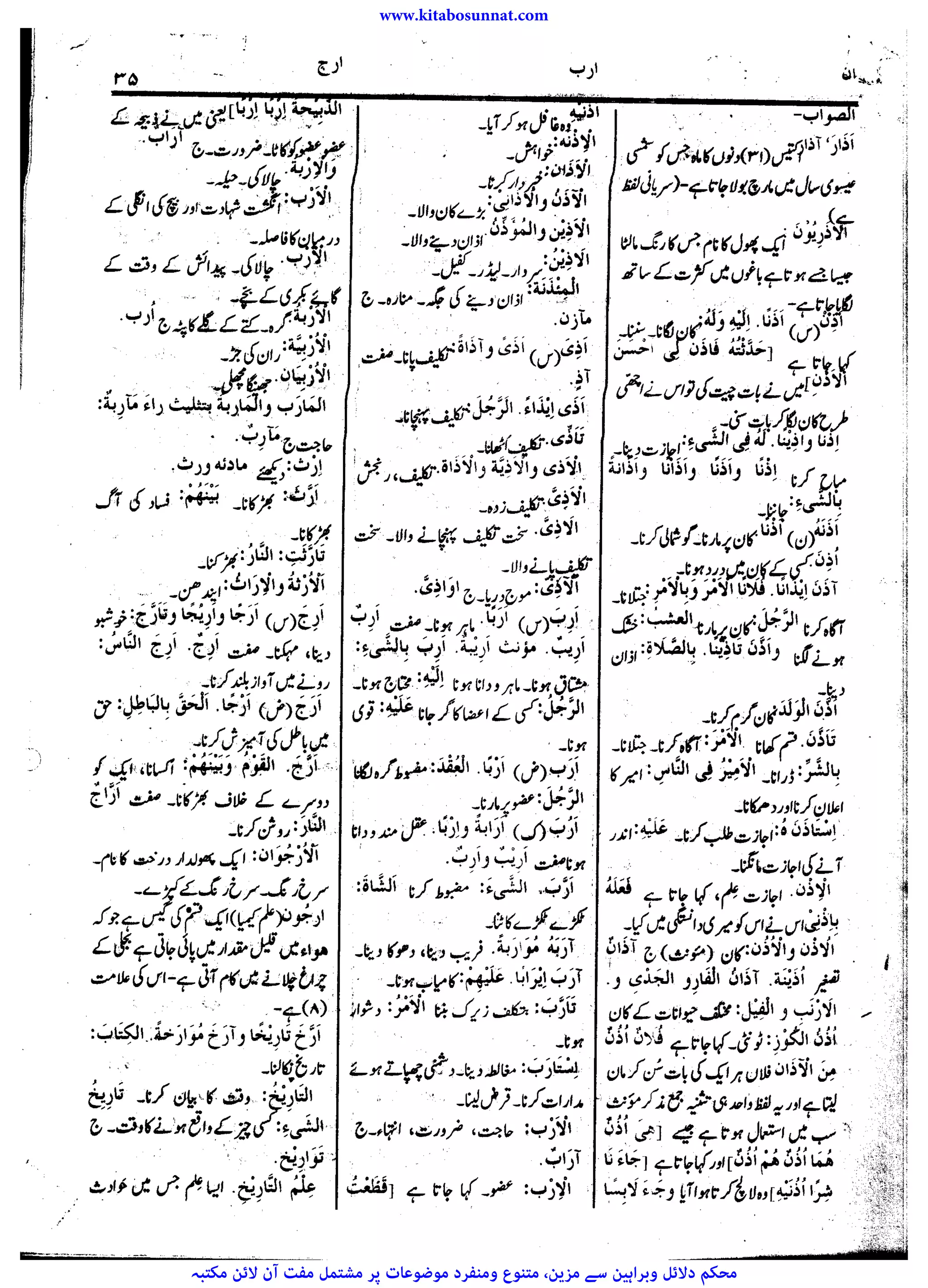 ARABIC URDU DICTIONARY - AL MUNJID | PDF