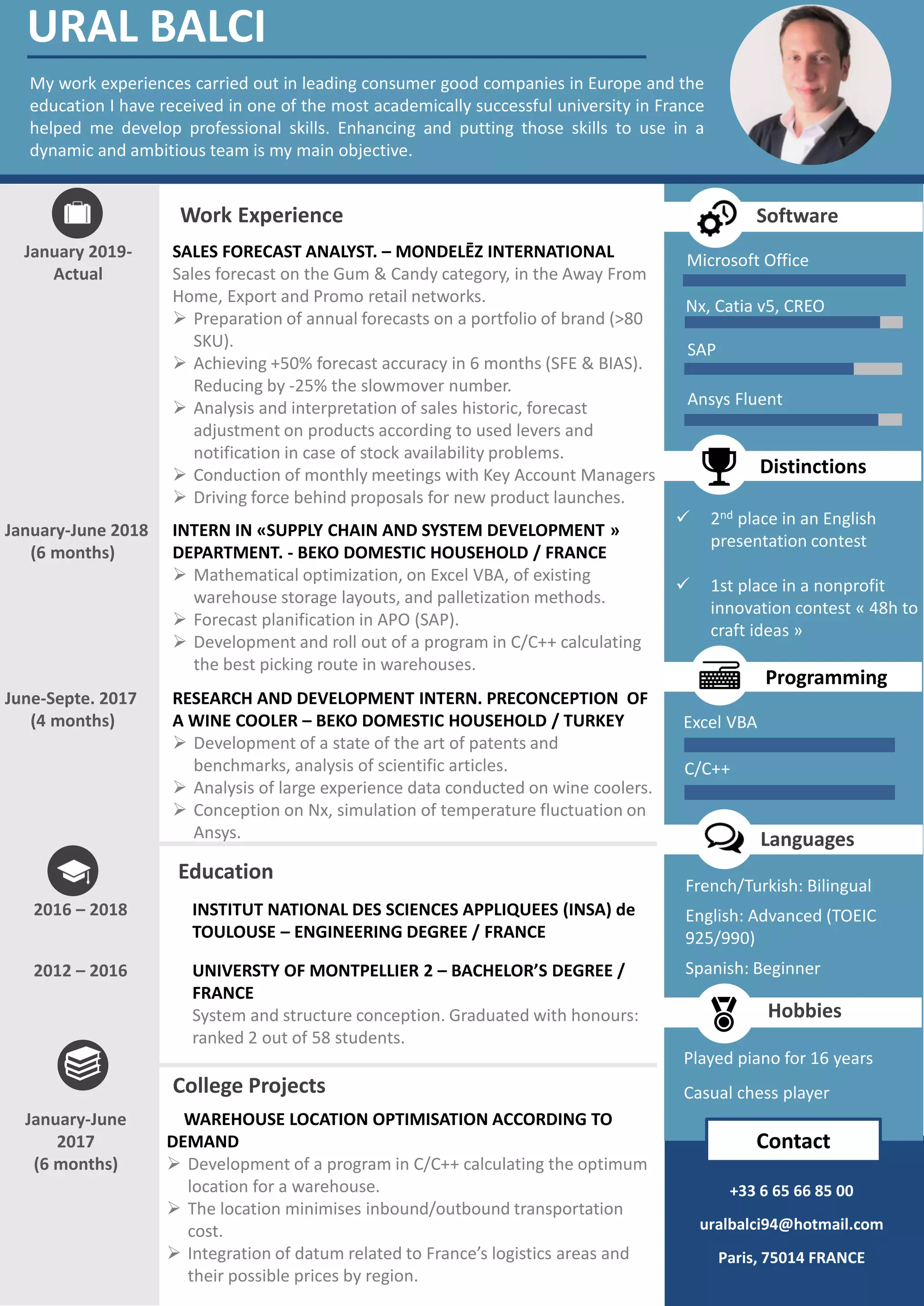 Ural Balci Eesume | PDF