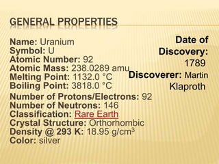 Uranium | PPTX