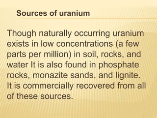 Uranium | PPTX