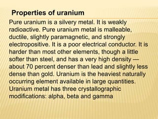 Uranium | PPTX