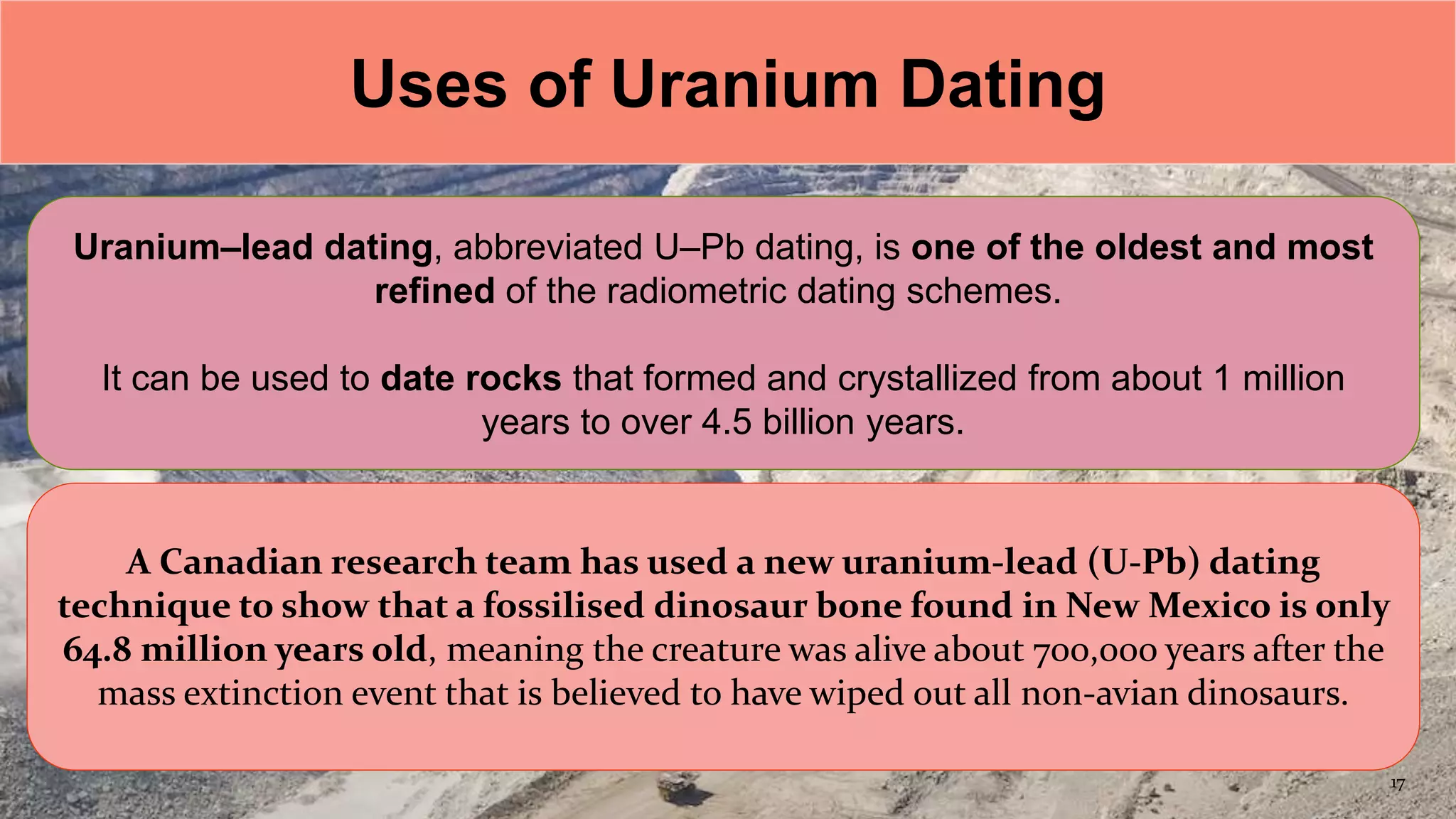 Uranium and uranium dating.pptx