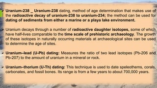Uranium and uranium dating.pptx