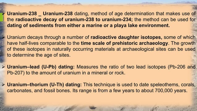 Uranium and uranium dating.pptx